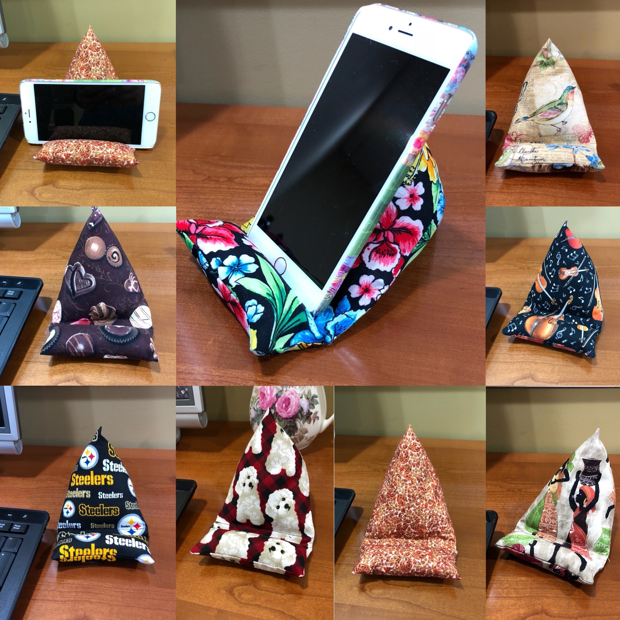 Pillows and phone pillow stands – BL Handmade