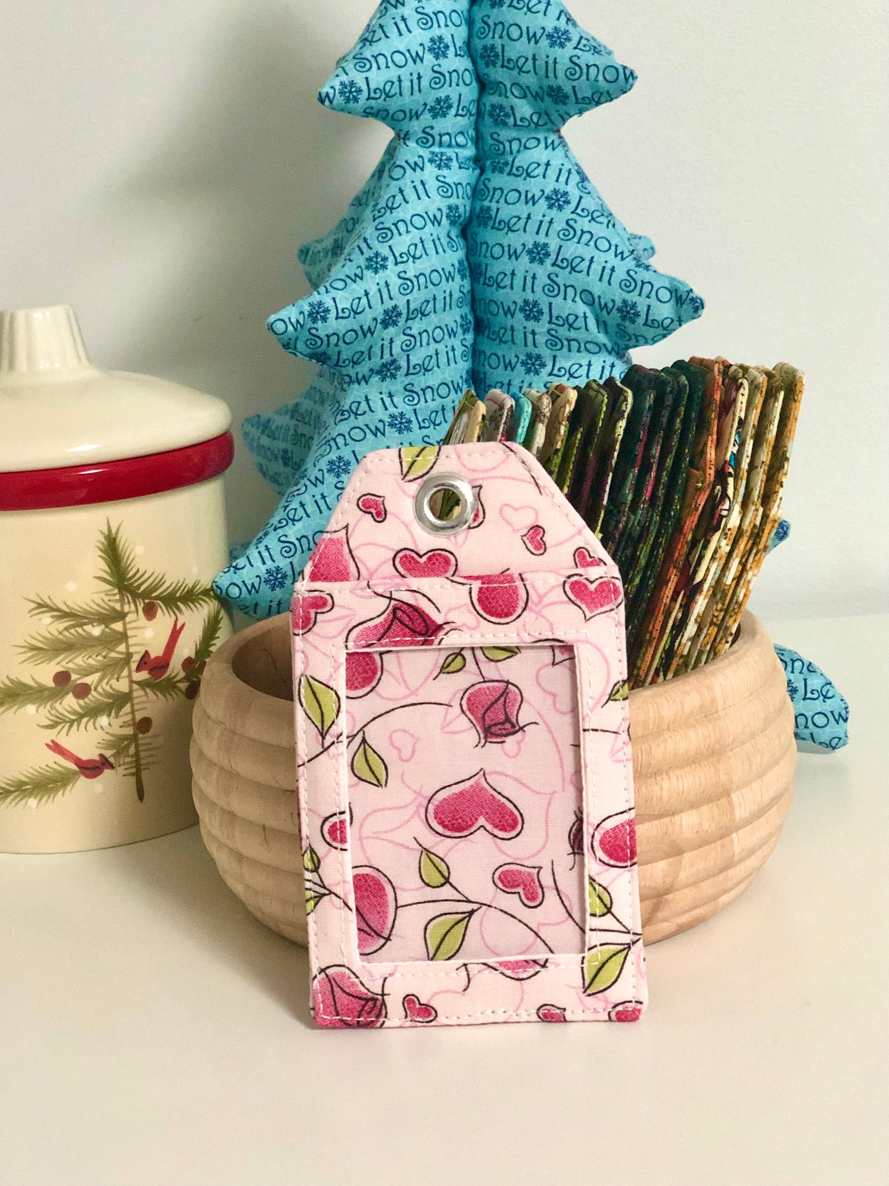 Fabric luggage tags; tags; ID tag; luggage tags, name tags – BL Handmade