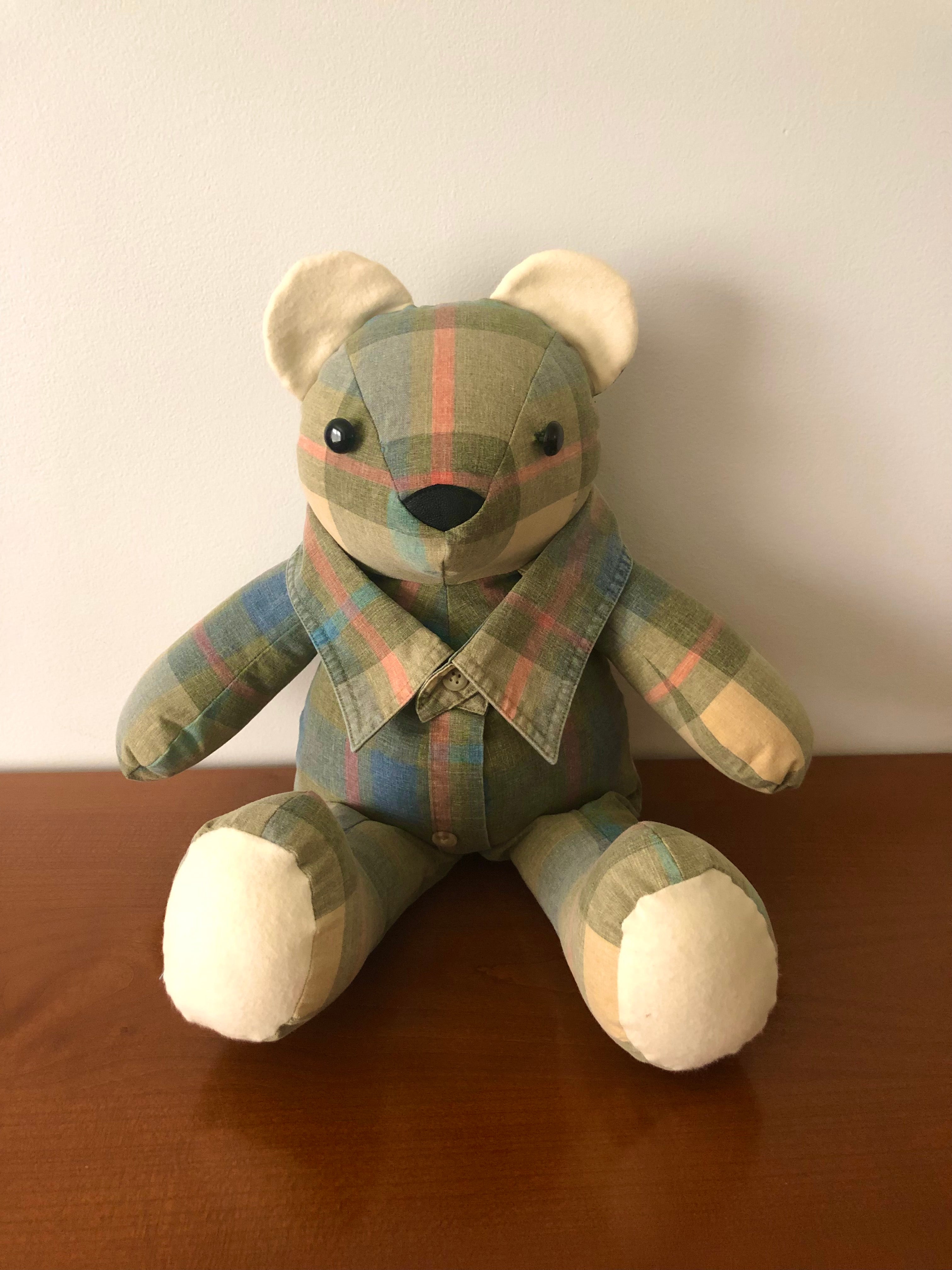 Memory Teddy Bear; Stuffed animals; Eco-friendly stuffed Bear Animal ...